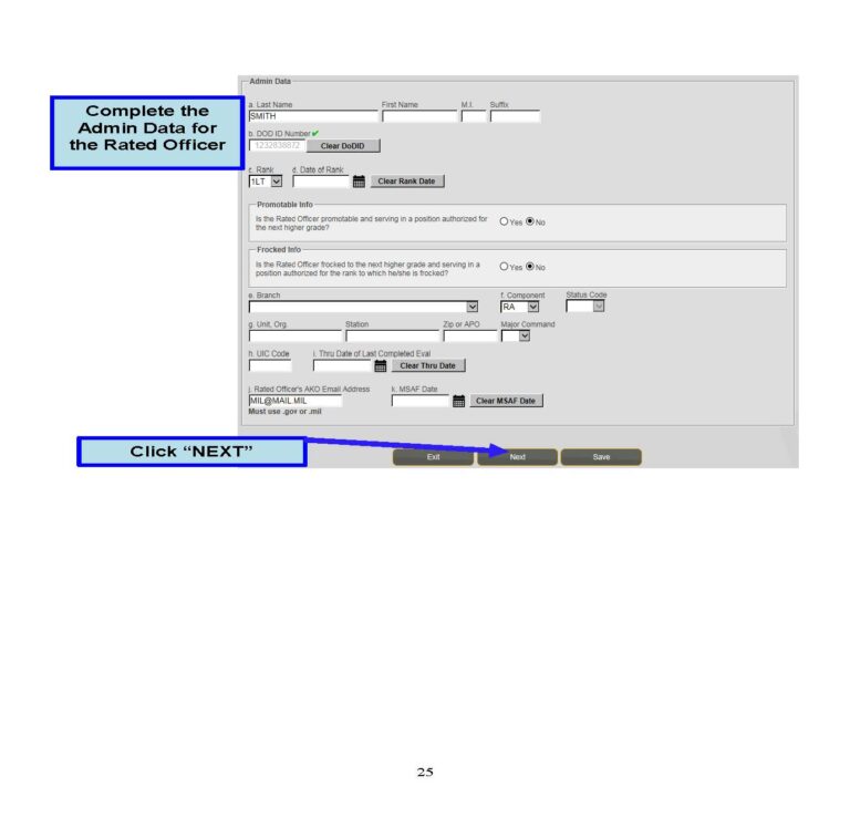 EES Army - Evaluation Entry System (EES) Army Login
