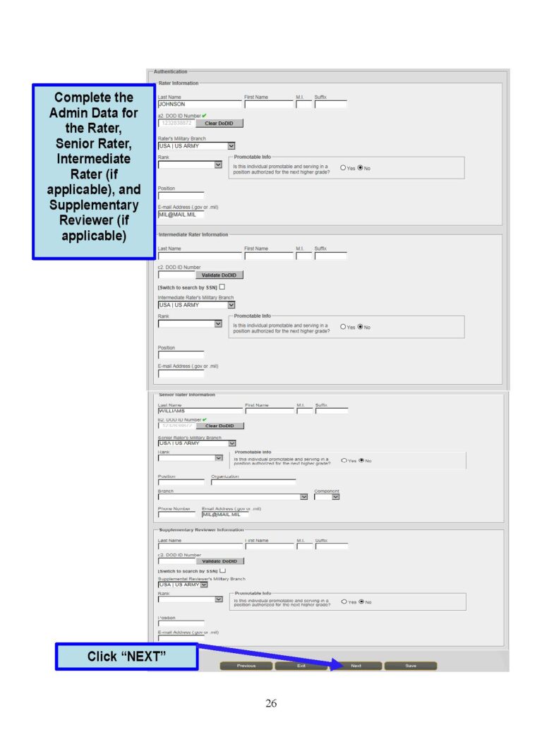 EES Army - Evaluation Entry System (EES) Army Login